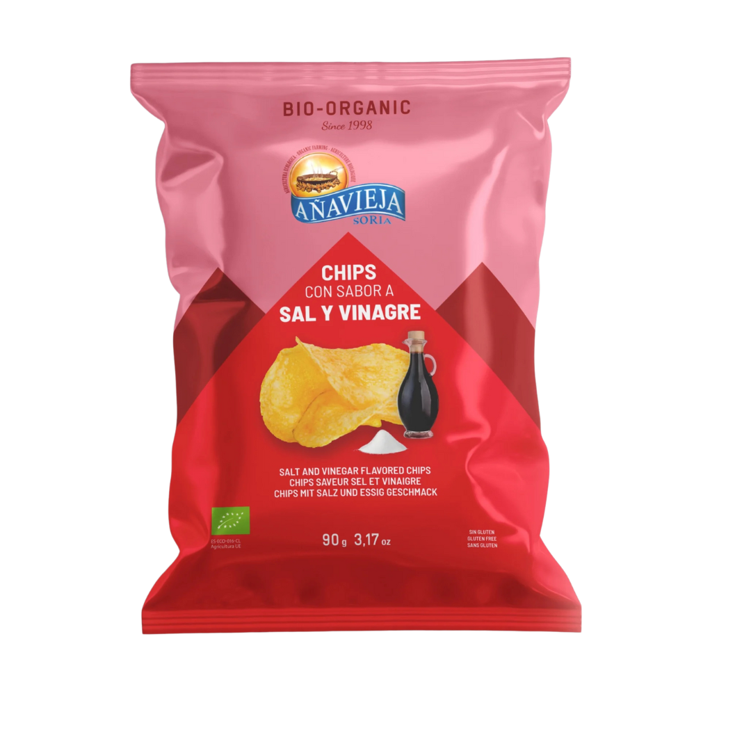Añavieja Potato Chips Organic with Salt and Vinegar 90g – Brera Deli ...