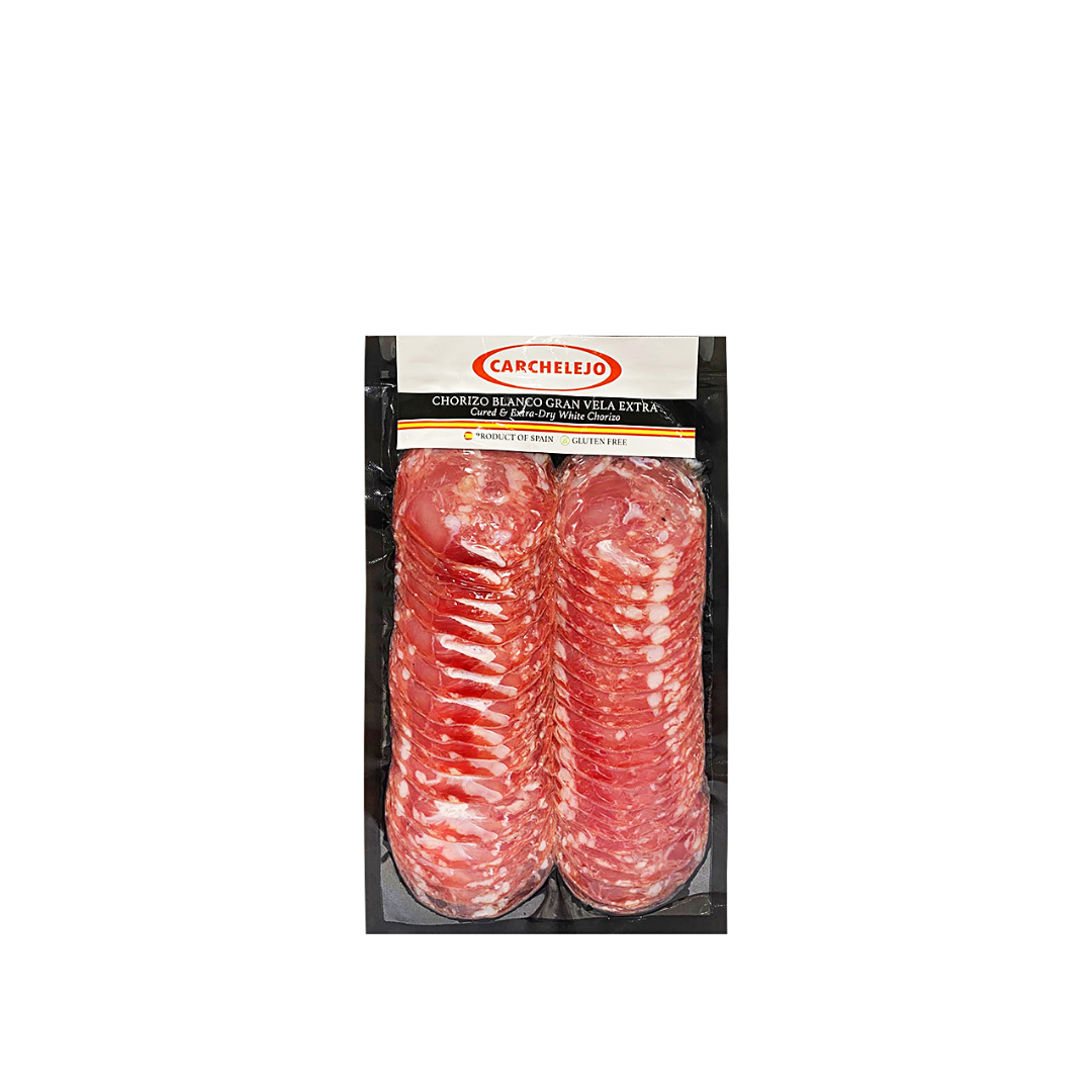 Carchelejo Chorizo Blanco Gran Vela Extra - Spanish Sausage – Brera ...
